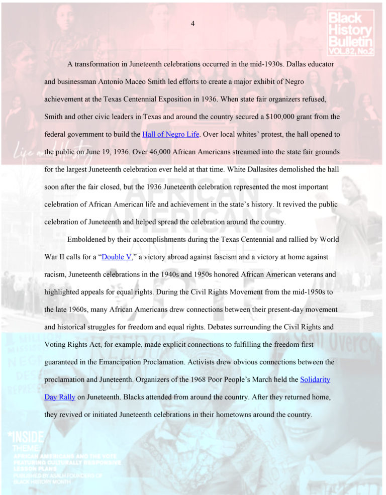 Why Juneteenth Matters | ASALH - The Founders of Black History Month