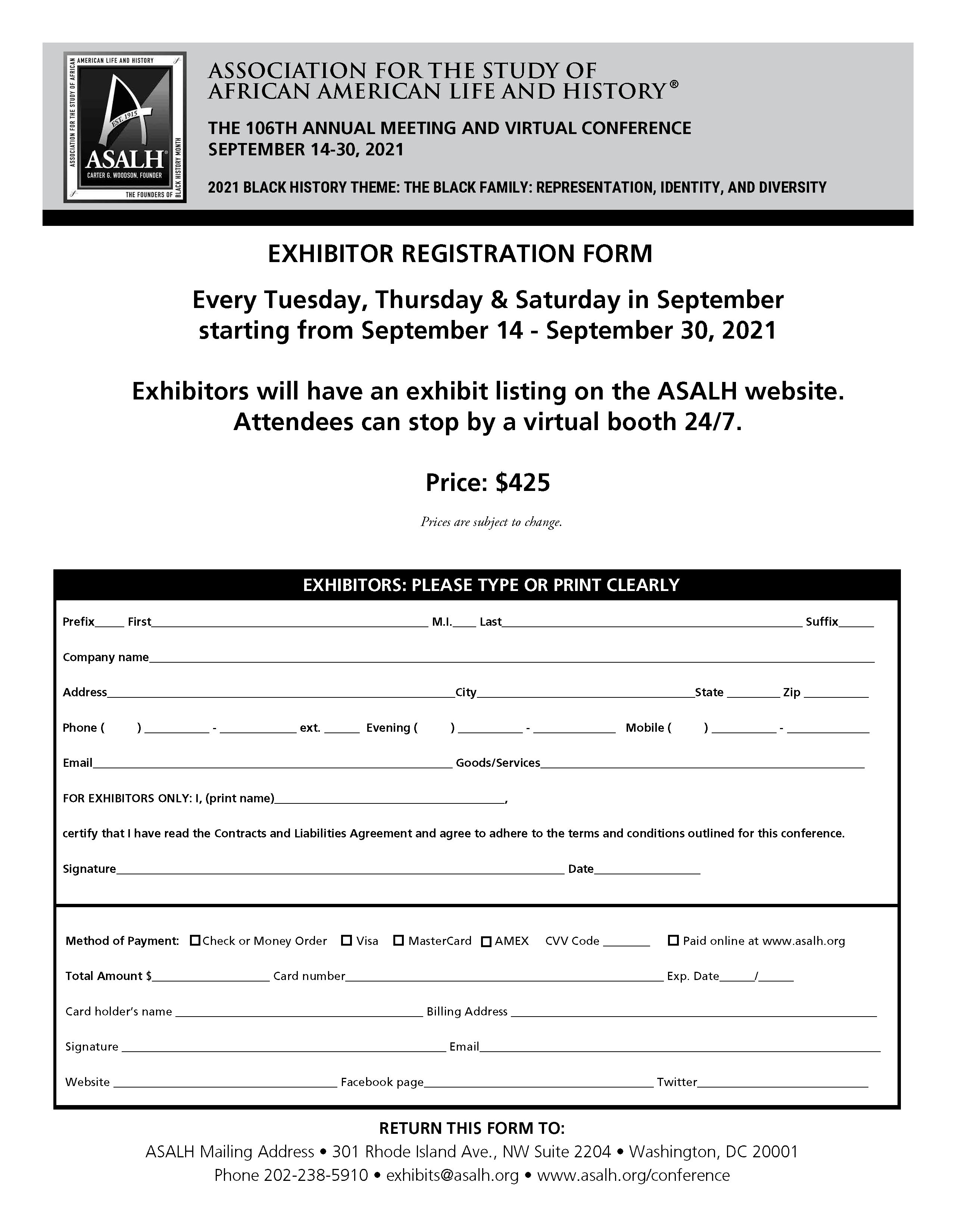 EXHIBIT – ASALH – The Founders of Black History Month