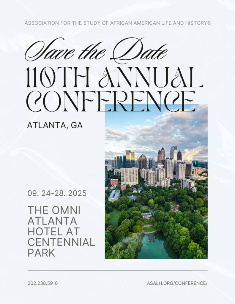 110th Annual Conference | ASALH - The Founders of Black History Month