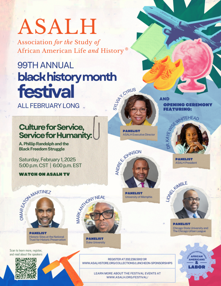 Opening Ceremony and Culture for Service, Service for Humanity | ASALH ...