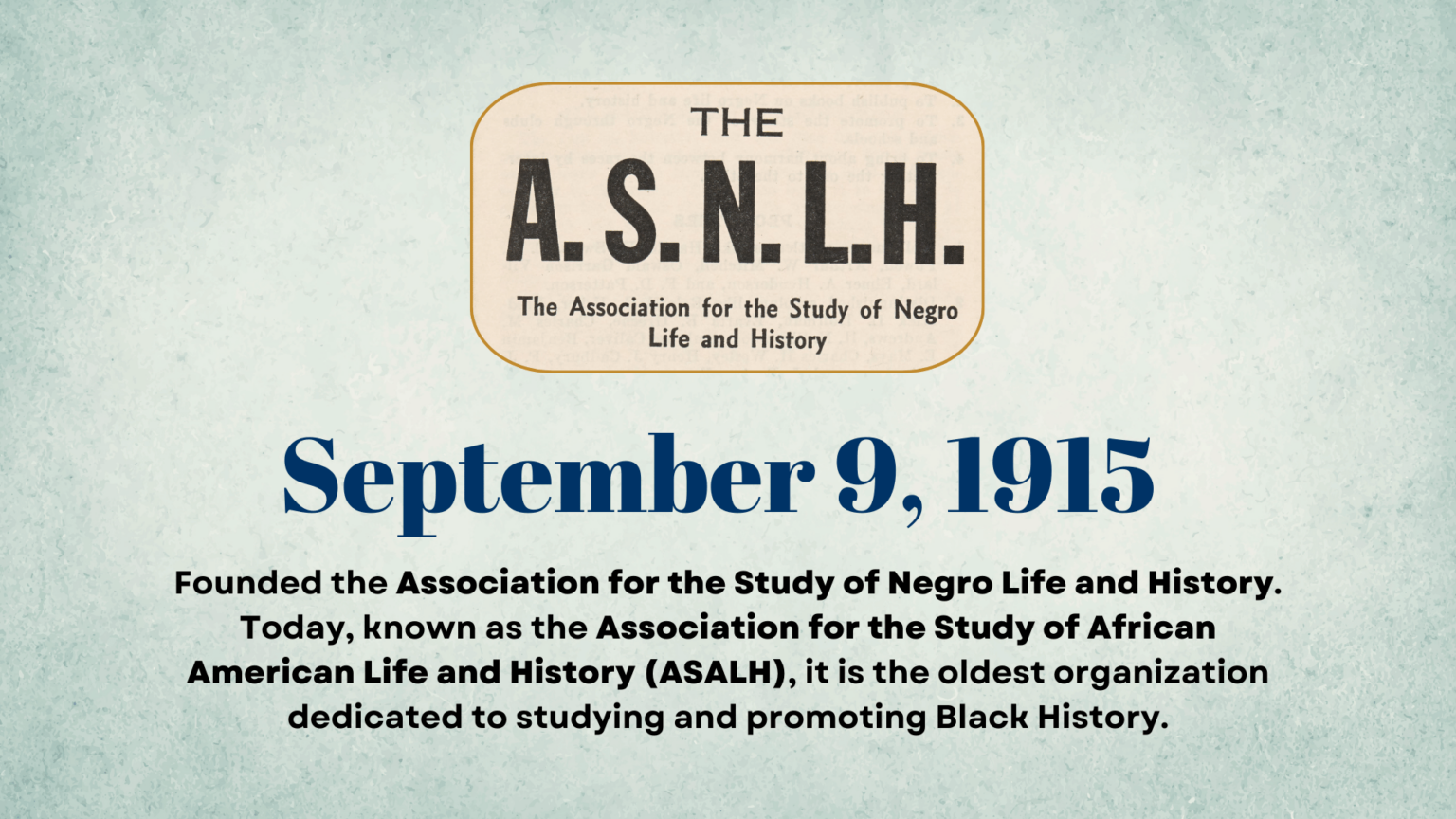 ASALH - The Founders of Black History Month | Black History Month ...